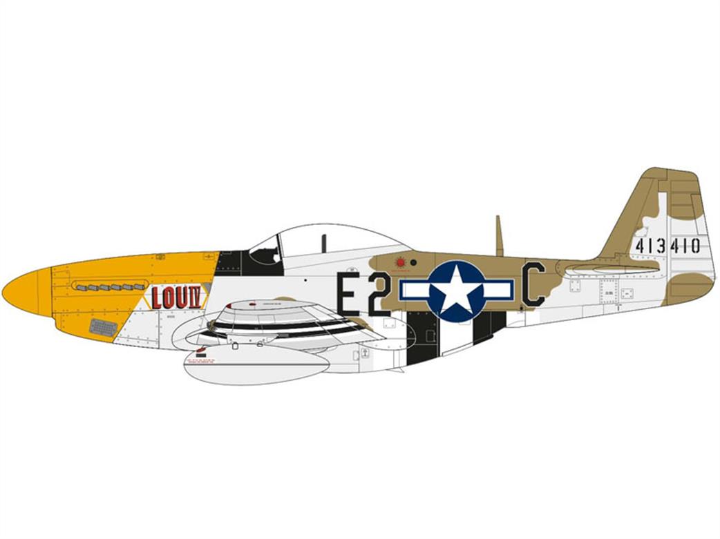 Airfix 1/48 A05138 North American P-51D Mustang Filletless Tails ...